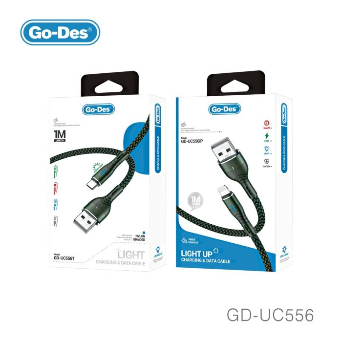 Go-Des GD-UC556 iPhone USB Cable – Zore Australia
